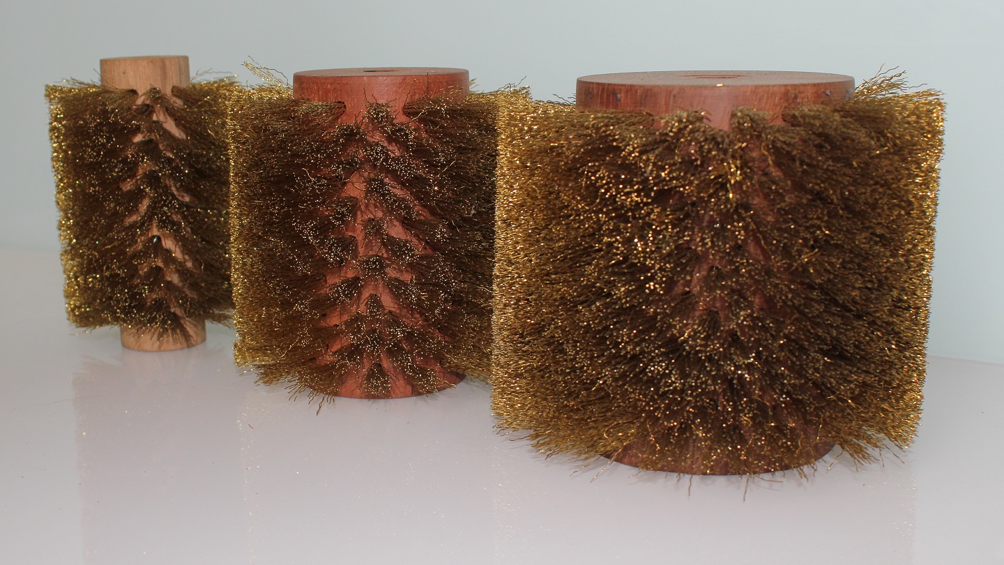 Solid Core Brass Wire Barrel Brush | Busy Bee Brushware